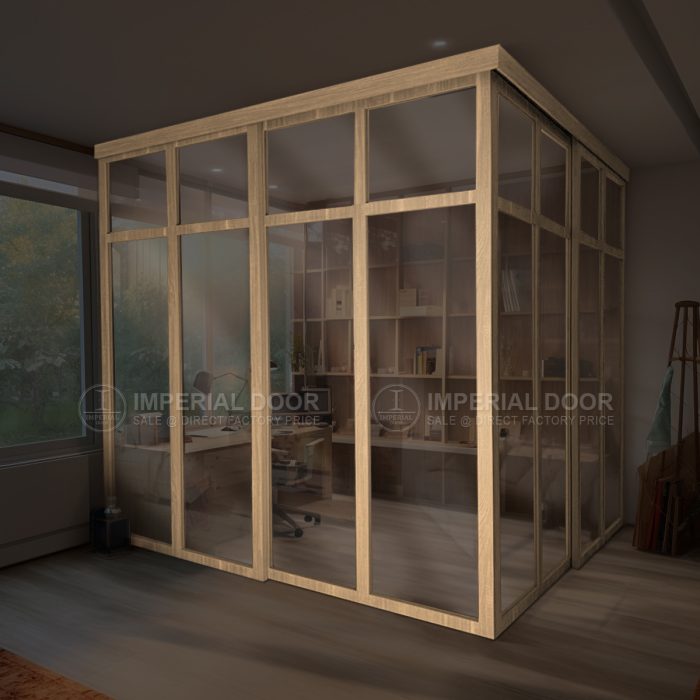 HDB door - Wooden Frame Study Room - Direct Door Factory